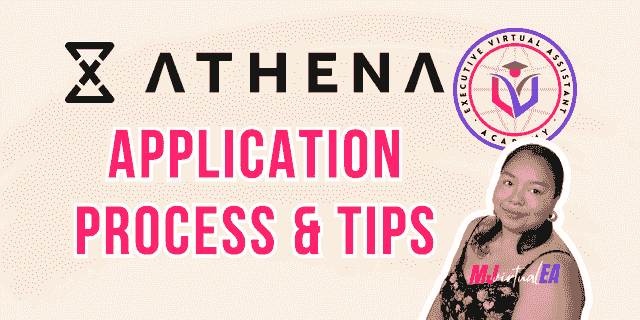 Athena Application Steps and Tips