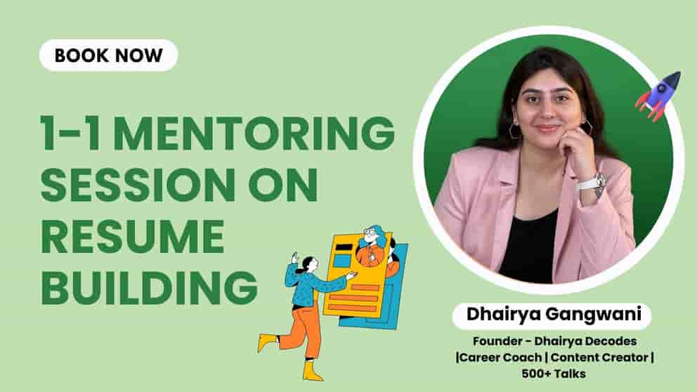 1:1 Resume Building Session