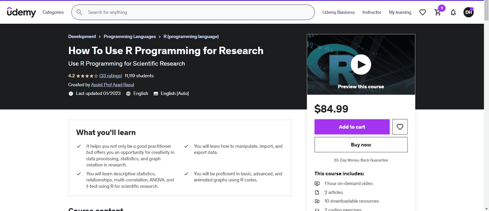 How To Use R Programming for Research