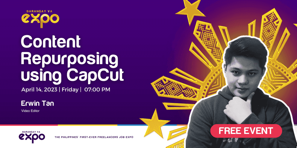 BVA Webinar: Content Repurposing using CapCut by Erwin Tan