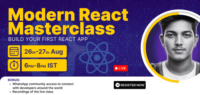 Modern React Masterclass